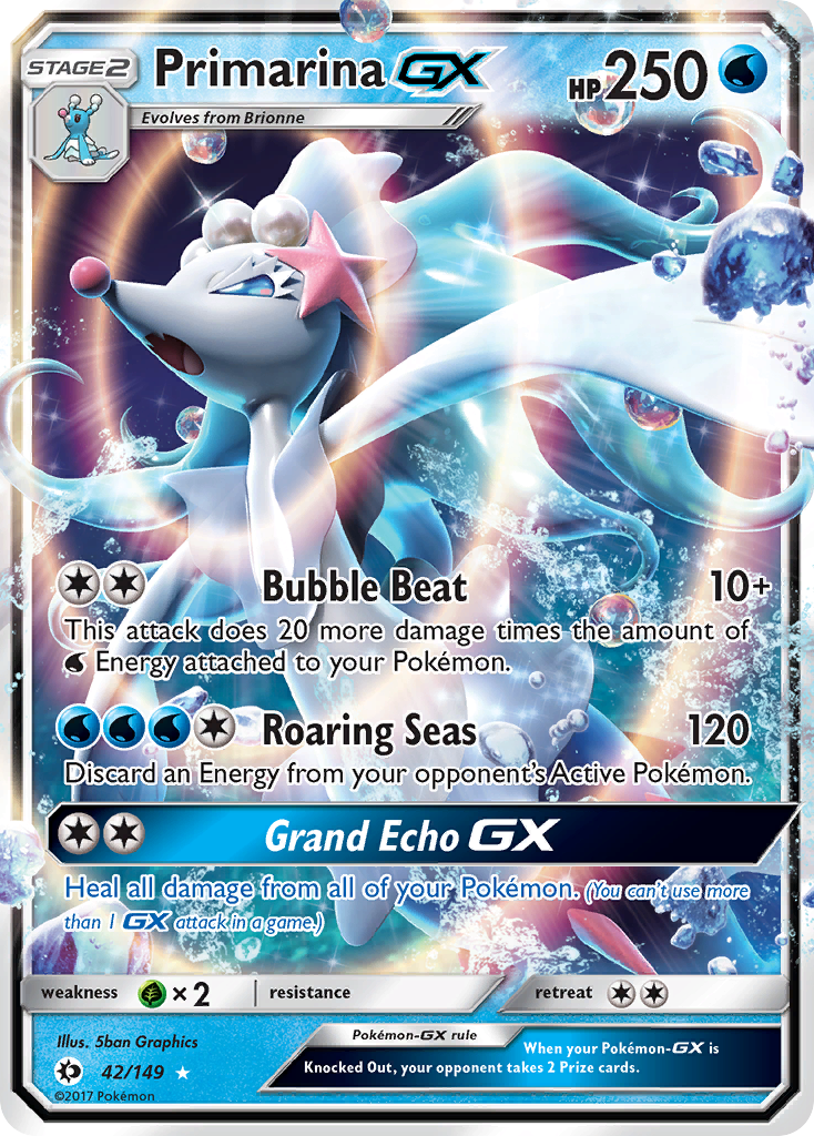 Primarina-GX (SUM 42) Sun & Moon - TCGGO.com
