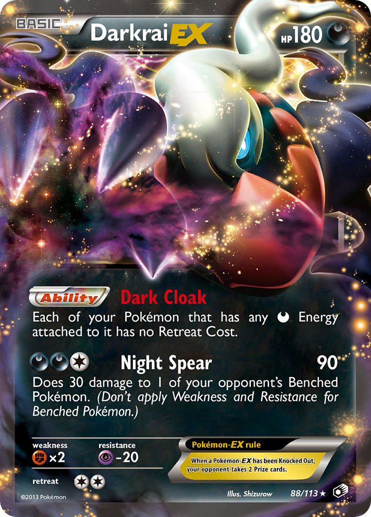 Darkrai-EX (LTR 88) Legendary Treasures - TCGGO.com
